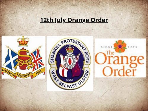 Book Creator | 12th July Orange Order