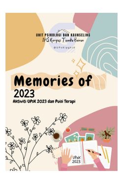 Book Creator | UPsK IPGKTB : Memories Of 2023