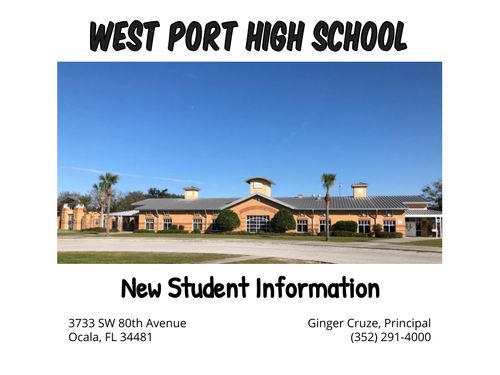 Book Creator | West Port New Student Information