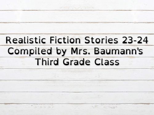 Book Creator | Realistic Fiction Stories 23-24