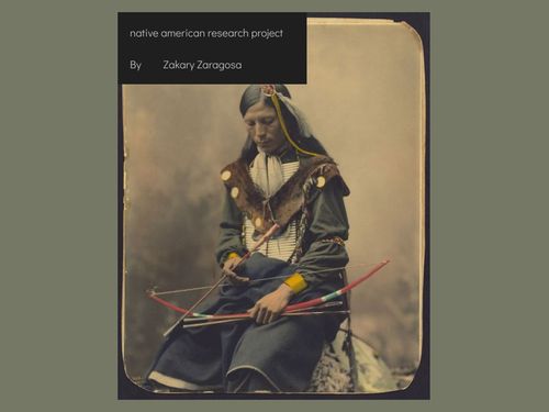 Book Creator | Native American Research Project