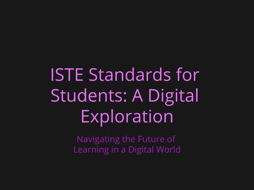 Book Creator | ISTE Standards