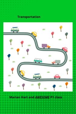 Book Creator | Transportation Circle Map