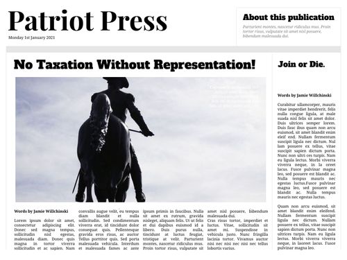 Book Creator | Patriot Press