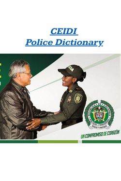 Book Creator | CEIDI POLICE DICTIONARY