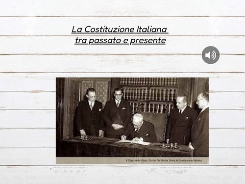 Book Creator La Costituzione Italiana Tra Passato E Presente