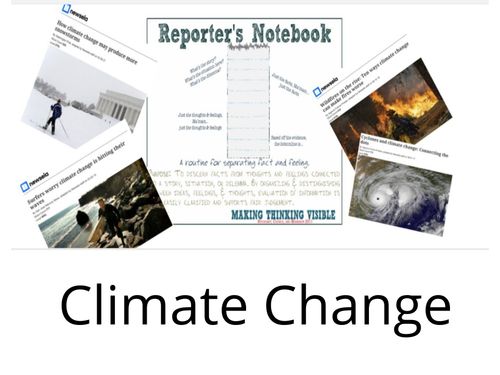 Book Creator | Reporter's Notebook -Climate Change