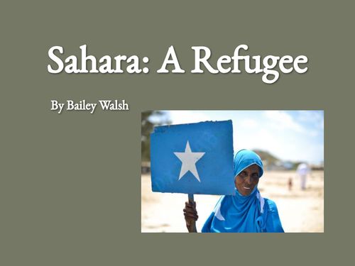 Book Creator | Sahara: A Refugee