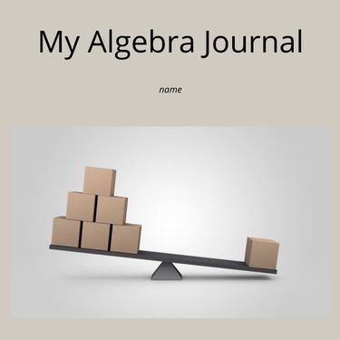 Book Creator | My algebra journal