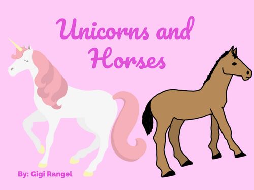 Book Creator | Unicorns and Horses