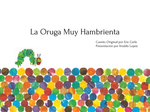 Book Creator | La Oruga Hambrienta