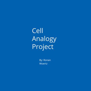 Book Creator | (copy) Cell Analogy Project