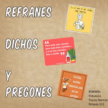 Book Creator | Refranes,dichos y pregones