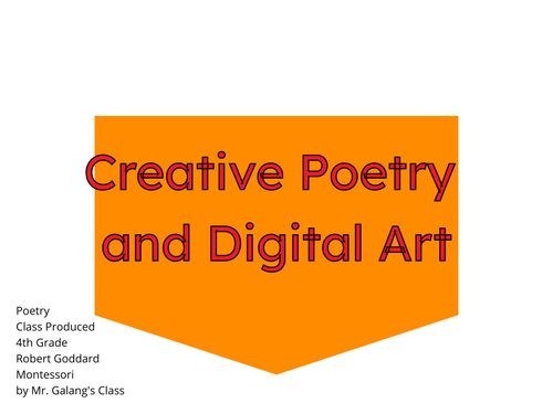 Book Creator | Creative Poetry and Digital Art