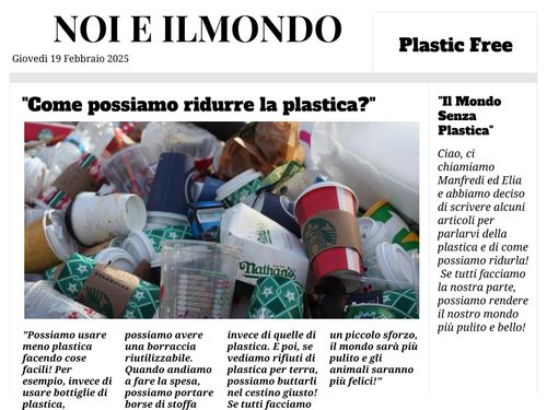 Book Creator | Noi e il mondo - Plastic free