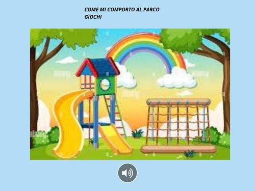Book Creator | COME MI COMPORTO AL PARCO GIOCHI