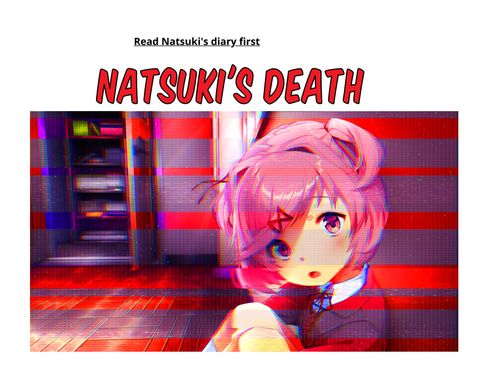Book Creator | DDLC|Natsuki's Death
