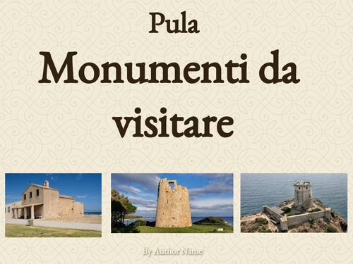 Book Creator | Pula- Monumenti da visitare