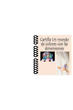 Book Creator | cartilla un mundo de colores con las dimensiones