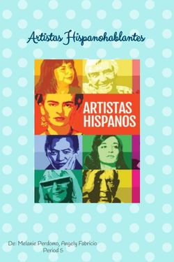 Book Creator | Artistas Hispanohablantes