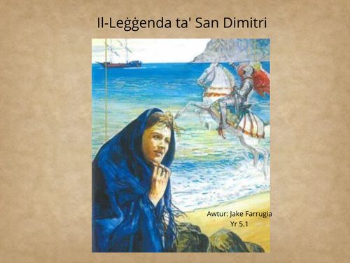 Book Creator | Il-Leġġenda ta' San Dimitri