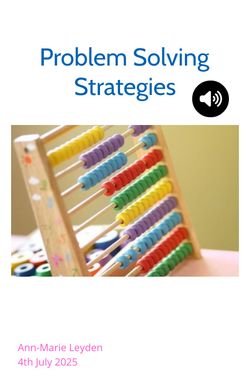 Book Creator | Problem Solving Strategies