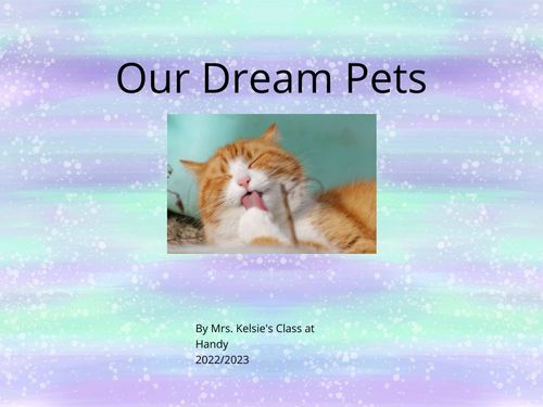 Book Creator | Dream Pets