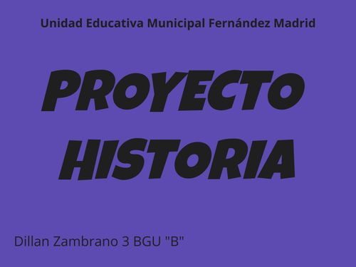 Book Creator | Proyecto Historia