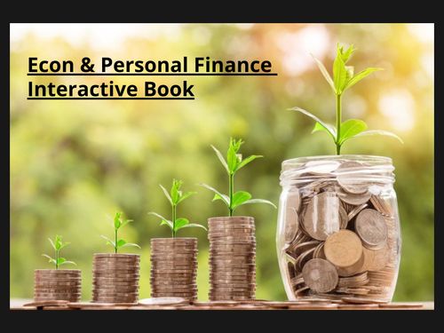Book Creator | Econ & Personal Finance