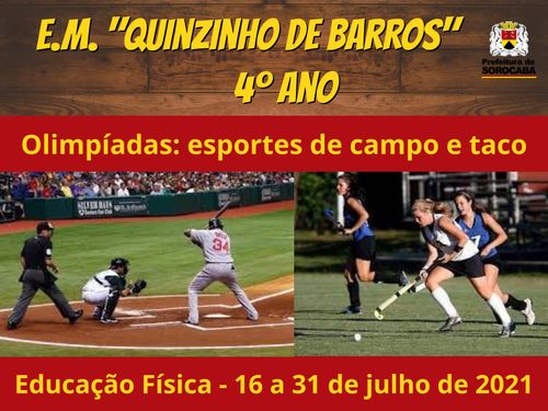 Book Creator | Esportes olímpicos de campo e taco. 4º Ano E. M ...