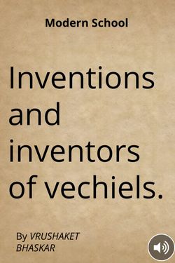 Book Creator | Inventions and inventors of vechiels