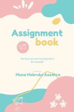 Book Creator | Assignment book