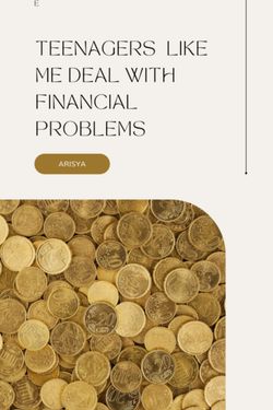 Book Creator | How teenagers deal with financial problems