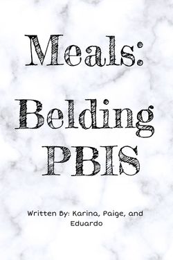 Book Creator | Meals: Belding PBIS