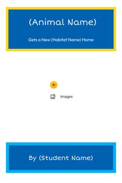 Book Creator | Animal Book Template