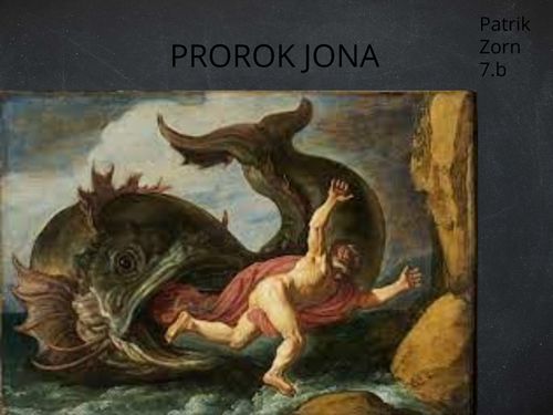 Book Creator | prorok jona