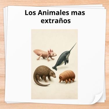 Book Creator | ANIMALES EXTRAÑOS