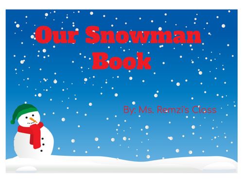 Book Creator | Our Snowman Book