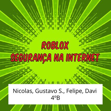 Book Creator | Roblox - Segurança na Internet