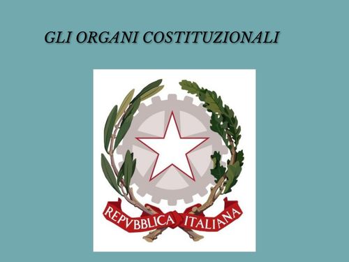 Book Creator | GLI ORGANI COSTITUZIONALI