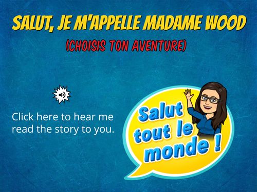 Book Creator | Salut, Je m'appelle Madame Wood