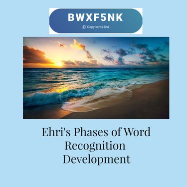 Book Creator | Ehri's Phases