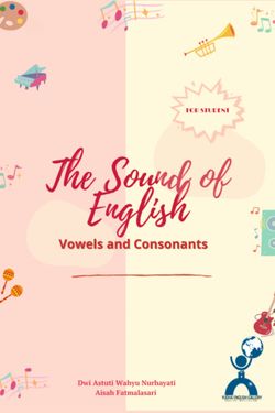 Book Creator | The Sound Of English (vowels and Consonant)