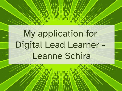 Book Creator | Digital Lead Learner application - Leanne Schira