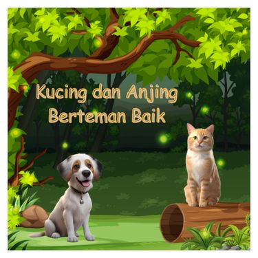 Book Creator | Kucing dan Anjing Berteman Baik