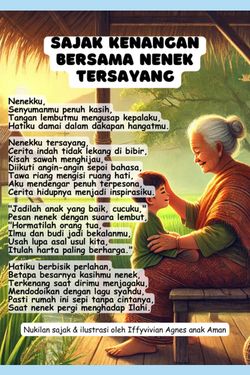 Book Creator | SAJAK BERILUSTRASI 1: SAJAK KENANGAN BERSAMA NENEK ...