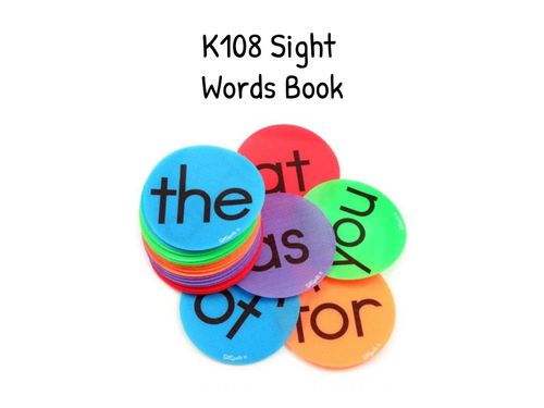 Book Creator | K108 Sight Words