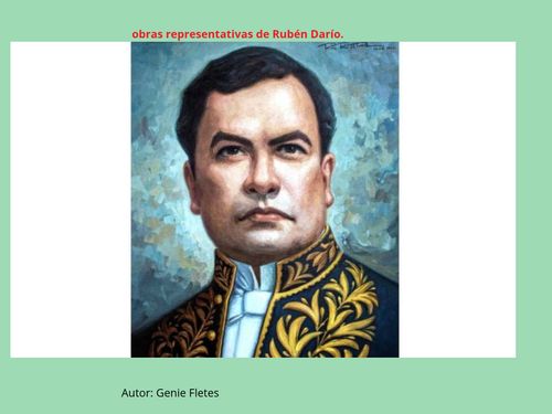 Book Creator | Obras representativas de Rubén Darío