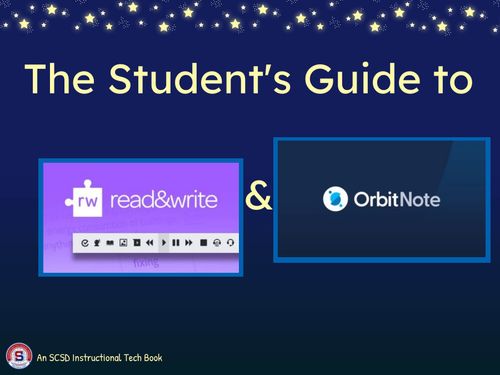 Book Creator | Students' Guide to Read&Write and OrbitNote
