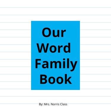 Book Creator | Word Families